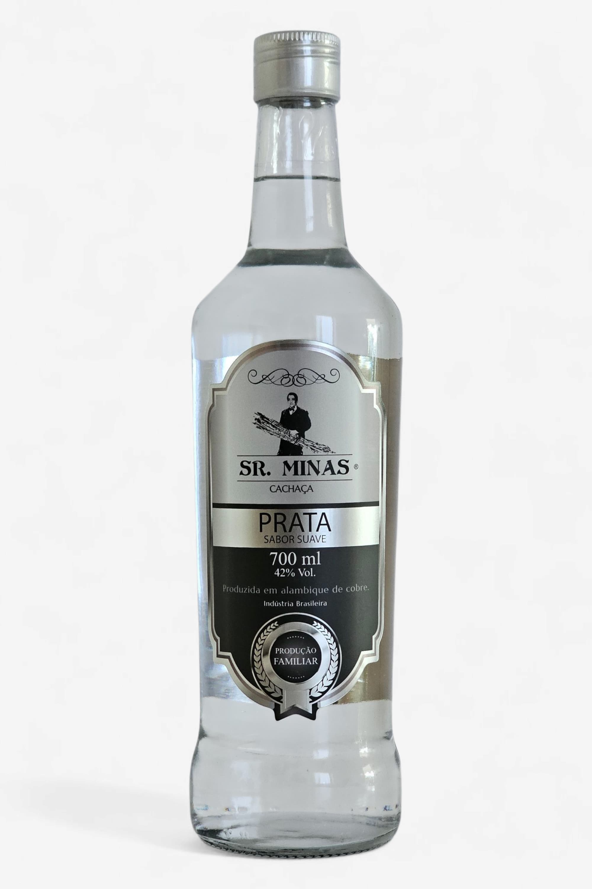 Cachaça de Alambique Senhor Minas Prata